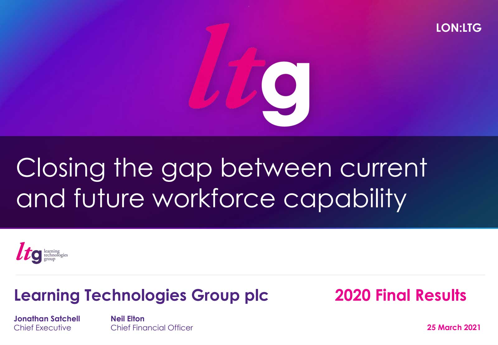 presentation2020 - Learning Technologies Group